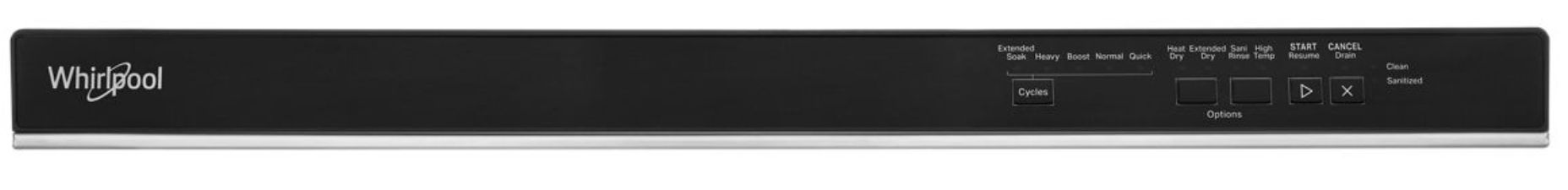 Whirlpool® WDP540HAMZ 24-Inch Stainless Steel Quiet Dishwasher at ...