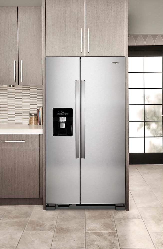 Whirlpool® WRS321SDHZ 33-Inch Wide, 21-Cubic Feet In Stainless Steel ...