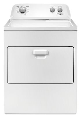 Whirlpool® WED4850HW 7-Cu. Ft. White Top Load Electric Dryer With ...