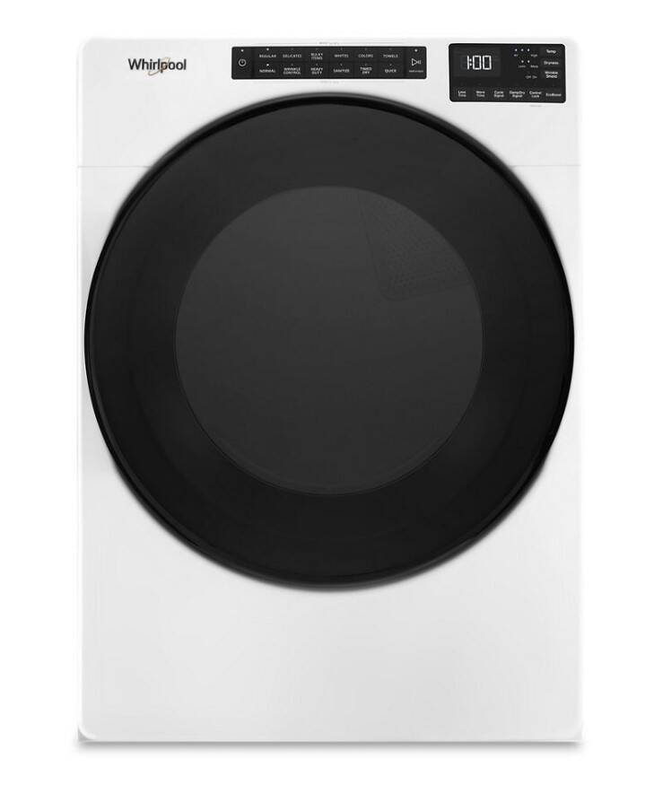 Whirlpool® WED5605MW 27-Inch Front Loading Dryer White at Sutherlands
