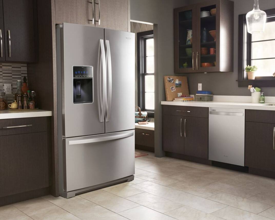 Whirlpool® WRF757SDHZ 27-Inch Cubic Foot, 36" W Led Refrigerator ...