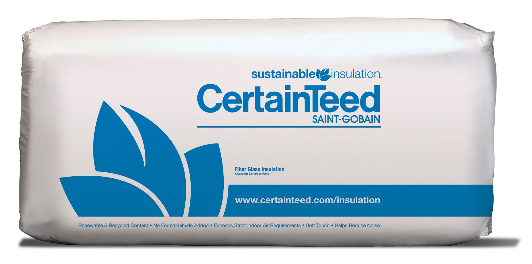 CertainTeed 991285 8-Inch X 15-Inch X 18-Foot R25 Unfaced Sustainable ...