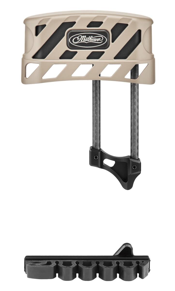 Mathews 80868 Mathews LowPro™ Fixed Quiver, Right-Handed In Granite at ...