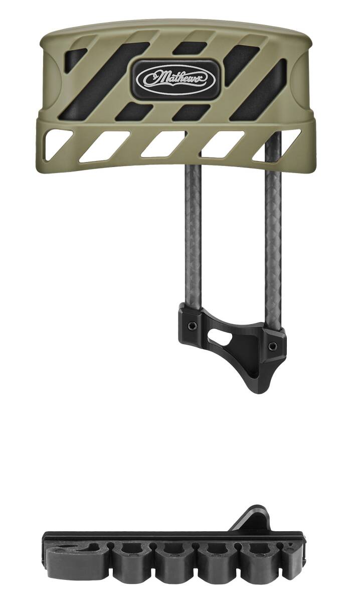 Mathews 80871 Mathews LowPro™ Fixed Quiver Left-Handed In Green Ambush ...