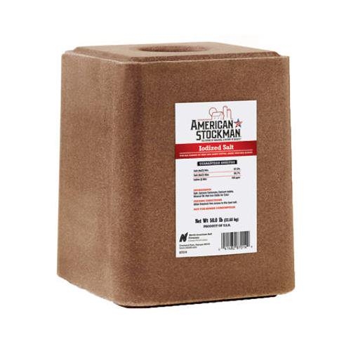 American Stockman 2274700 50-Pound Iodized Salt Block at Sutherlands