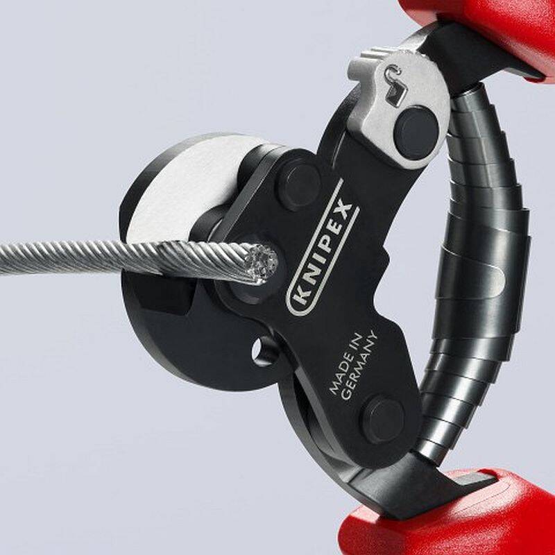 KNIPEX 95 62 160 SBA 6-1/4-Inch Wire Rope Shears at Sutherlands