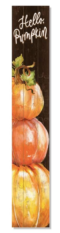 My Word 61717 8 X 46-1/2-Inch Hello, Pumpkin Porch Sign at Sutherlands