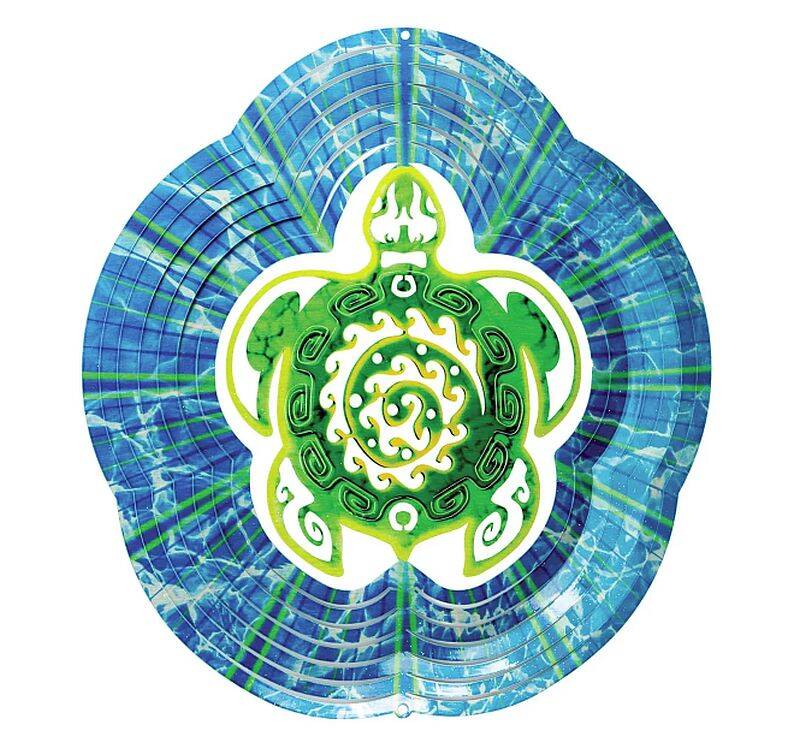 Spinfinity 183 Large Sea Turtle Stainless Steel Wind Spinner at Sutherlands