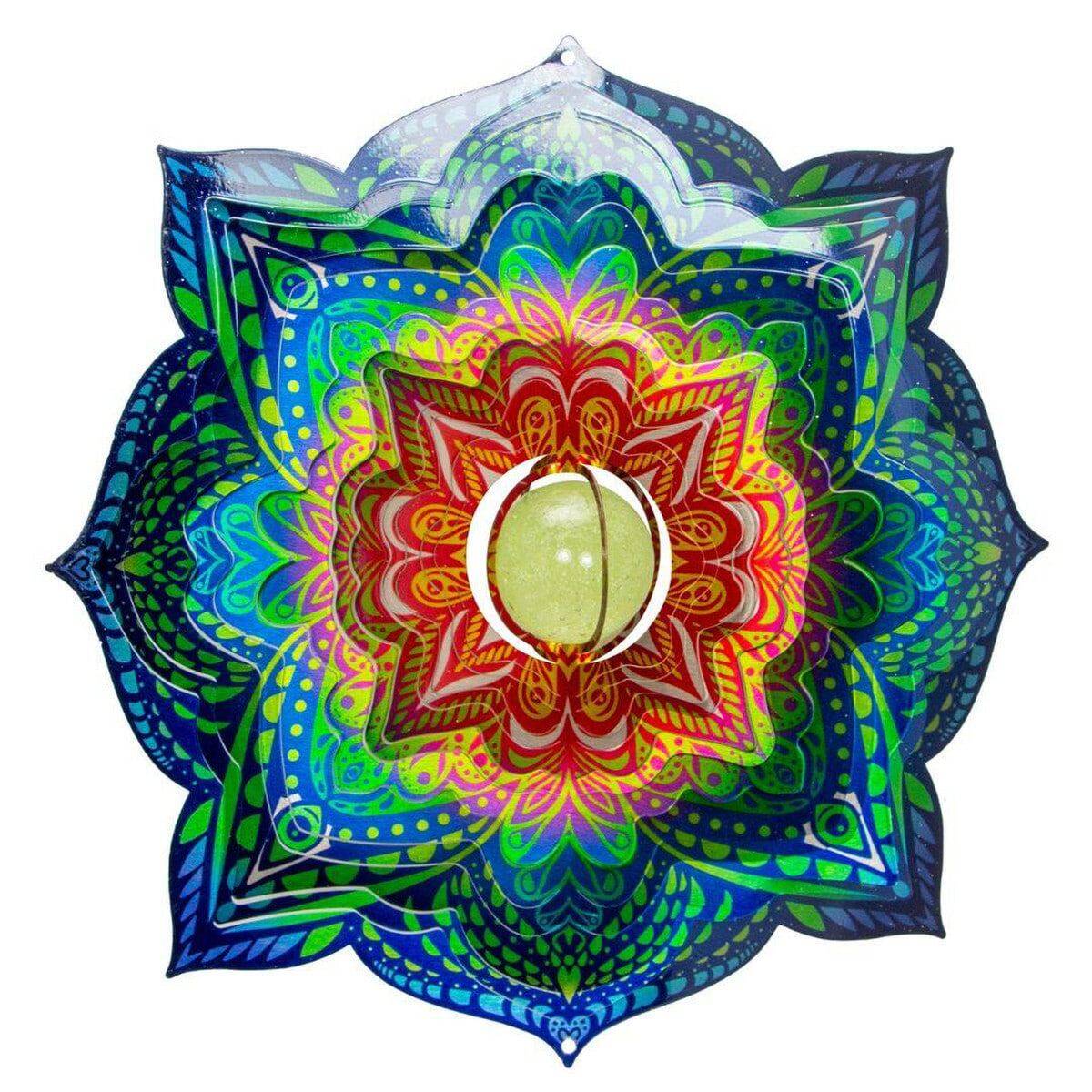Spinfinity 453 12-Inch Glow Mandala Spinner at Sutherlands
