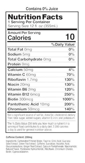 Celsius® 322418 12-Fluid Ounce CELSIUS® Astro Vibe Sparkling Blue Razz ...