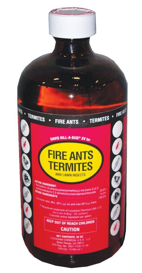 LOUISIANA CHEMICAL KILL Davis Kill-A-Bug® IX Fire Ants, Termites, And ...