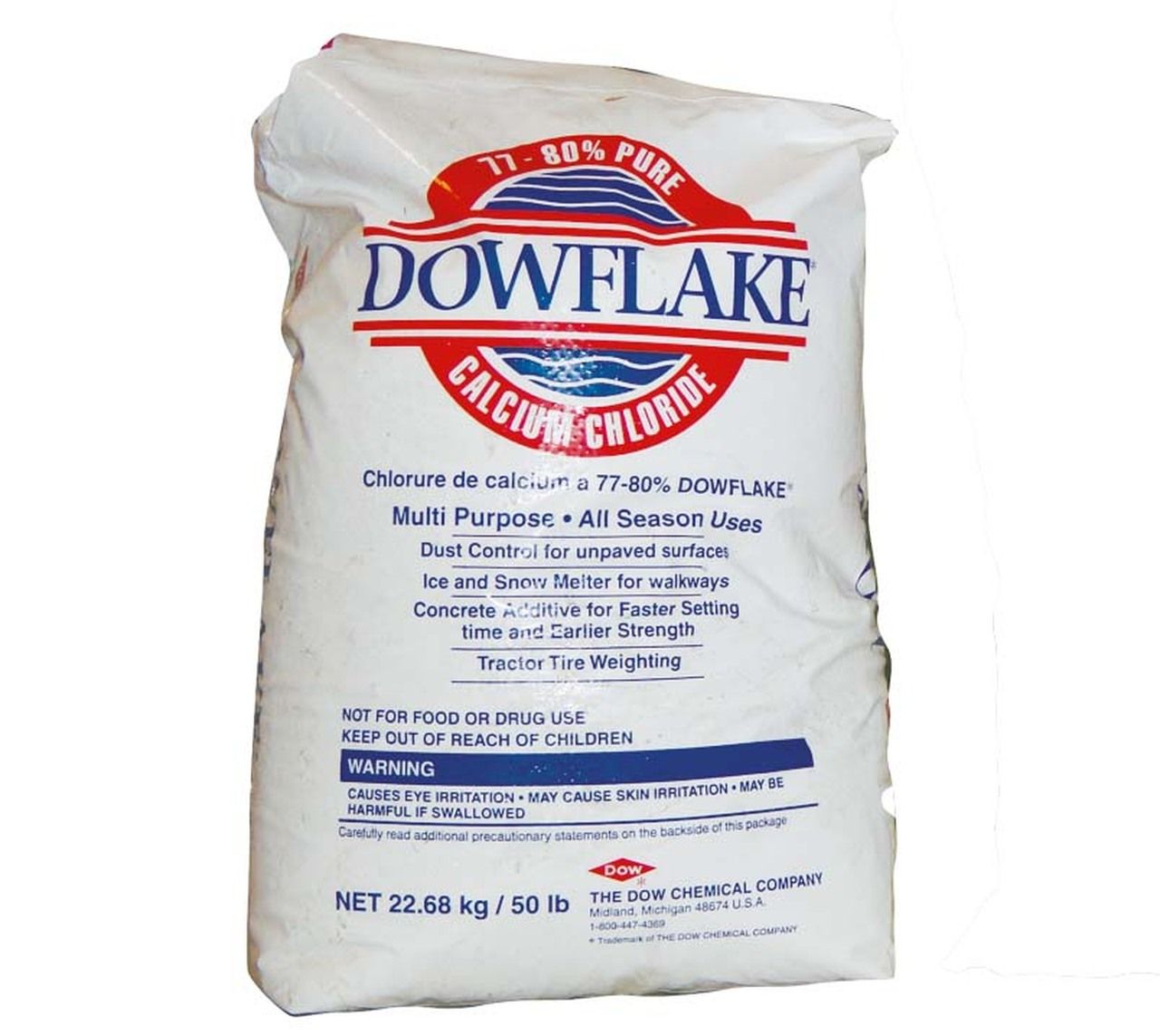 Dowflake DOW FLAKE 50-Pound Calcium Chloride Flakes at Sutherlands