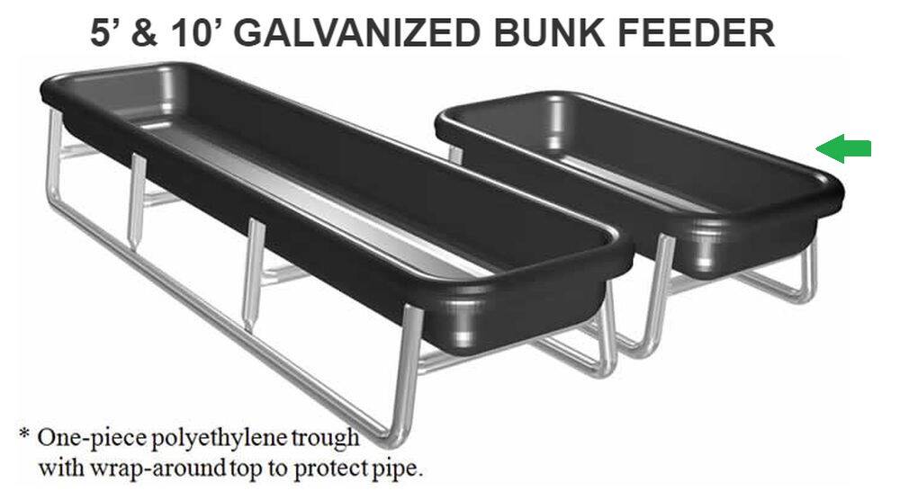 Ranger Gate 000-102RGC 5-Foot Horse Bunk Feeder at Sutherlands