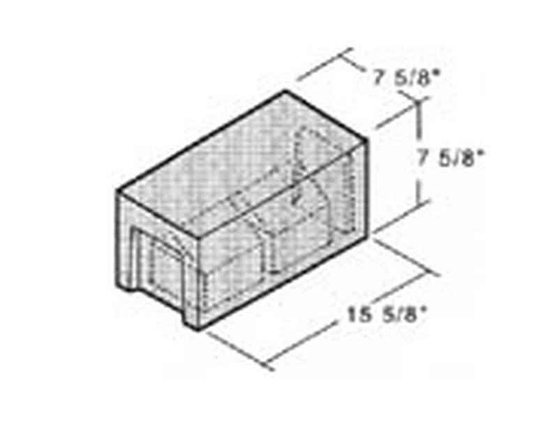 Snyder Brick & Block 8X8X16 TERMITE 8 x 8 x 16-Inch Termite Concrete ...
