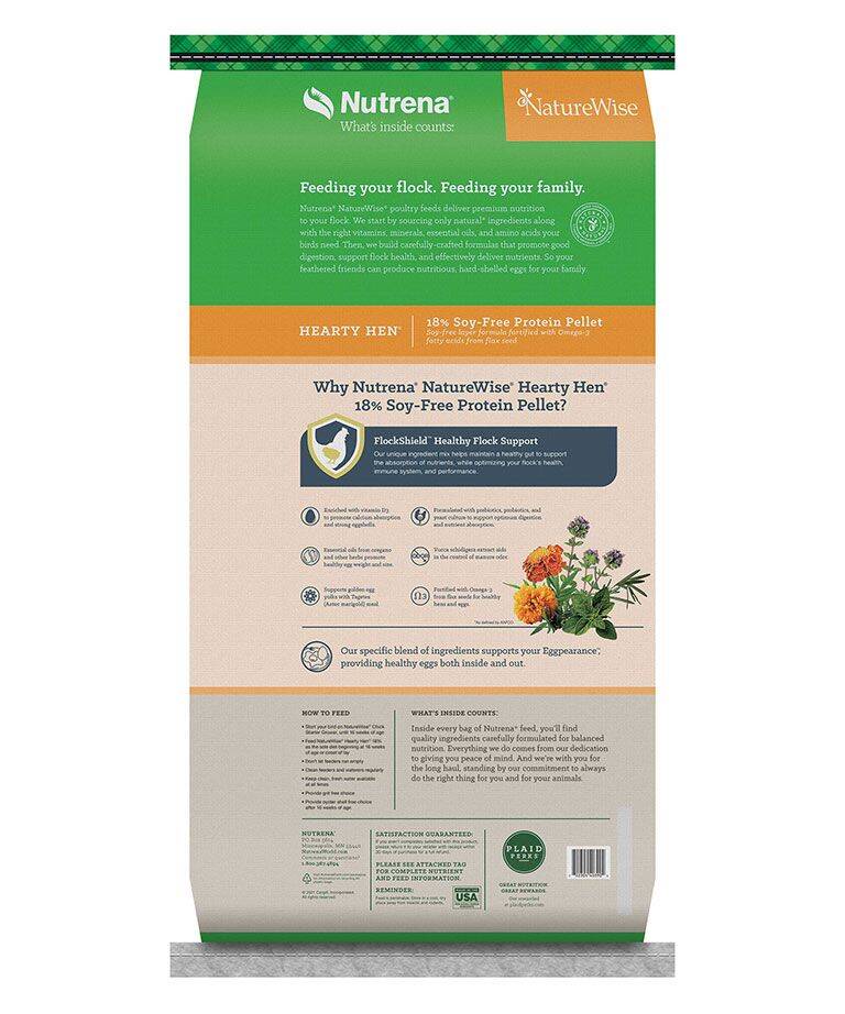 Nutrena 91057 40-Pound Hearty Hen Soy-Free Chicken Feed at Sutherlands