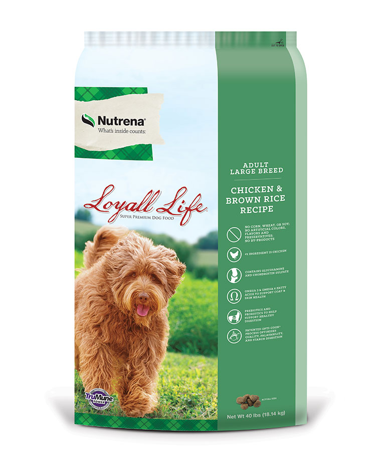 Nutrena 136038-40 Loyall Life Adult Large Breed Chicken & Brown Rice ...