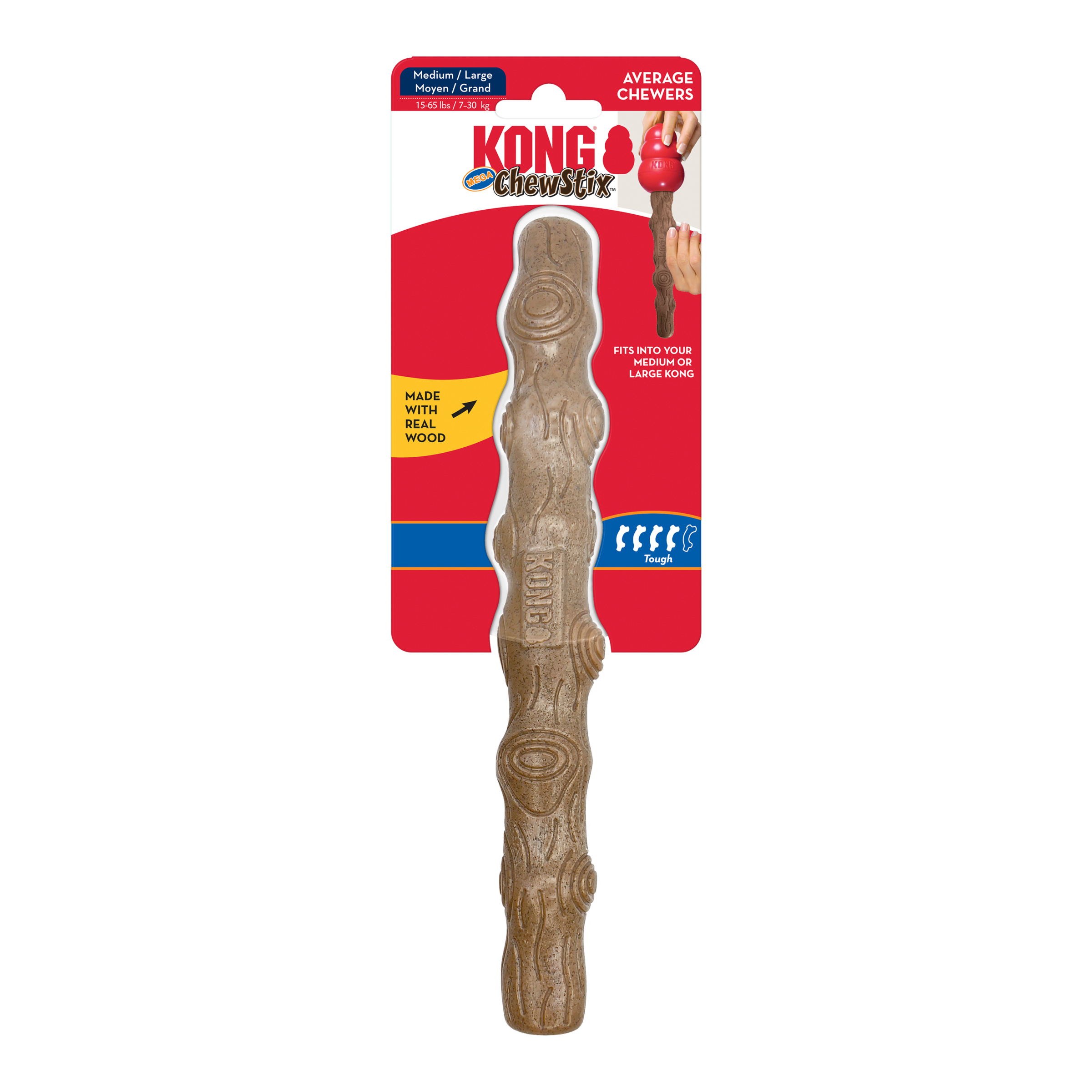 KONG® 100572 Medium/Large ChewStix Tough Mega Stick Dog Toy at Sutherlands