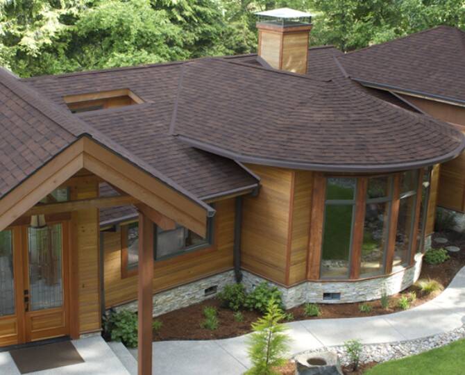 Malarkey HIP & RIDGE RidgeFlex® 12-Inch Antique Brown Shingle Bundle at ...