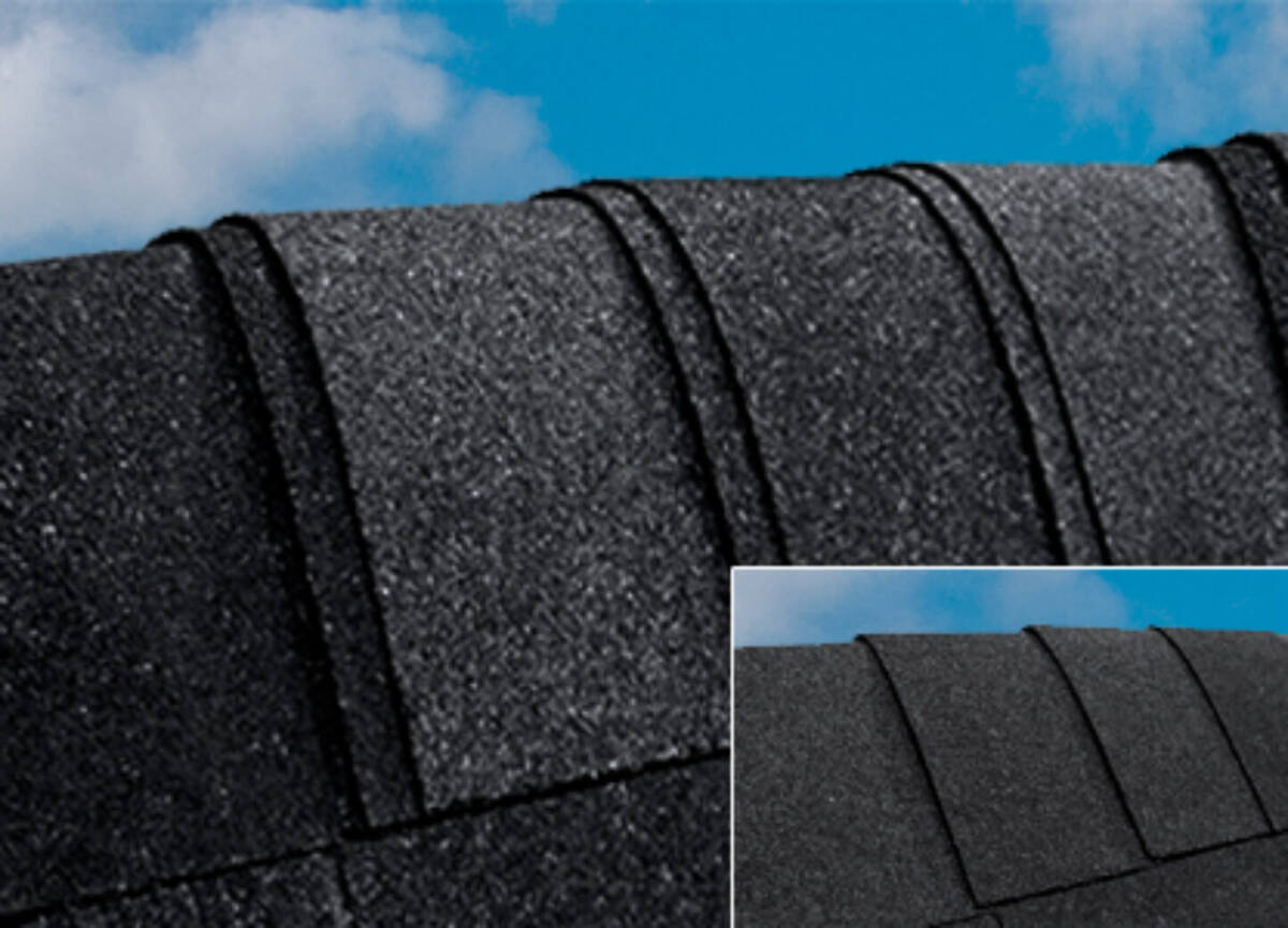 IKO HIP & RIDGE Dynasty® Granite Black Hip And Ridge 12™ Cap Shingle ...