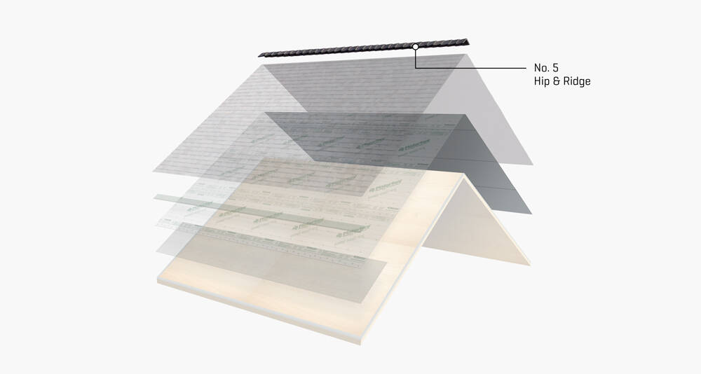 Malarkey HIP & RIDGE RidgeFlex® 12-Inch Weathered Wood Plus Shingle ...